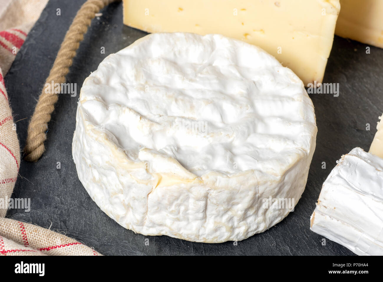 a Camembert cheese traditional Normandy French, dairy product Stock ...