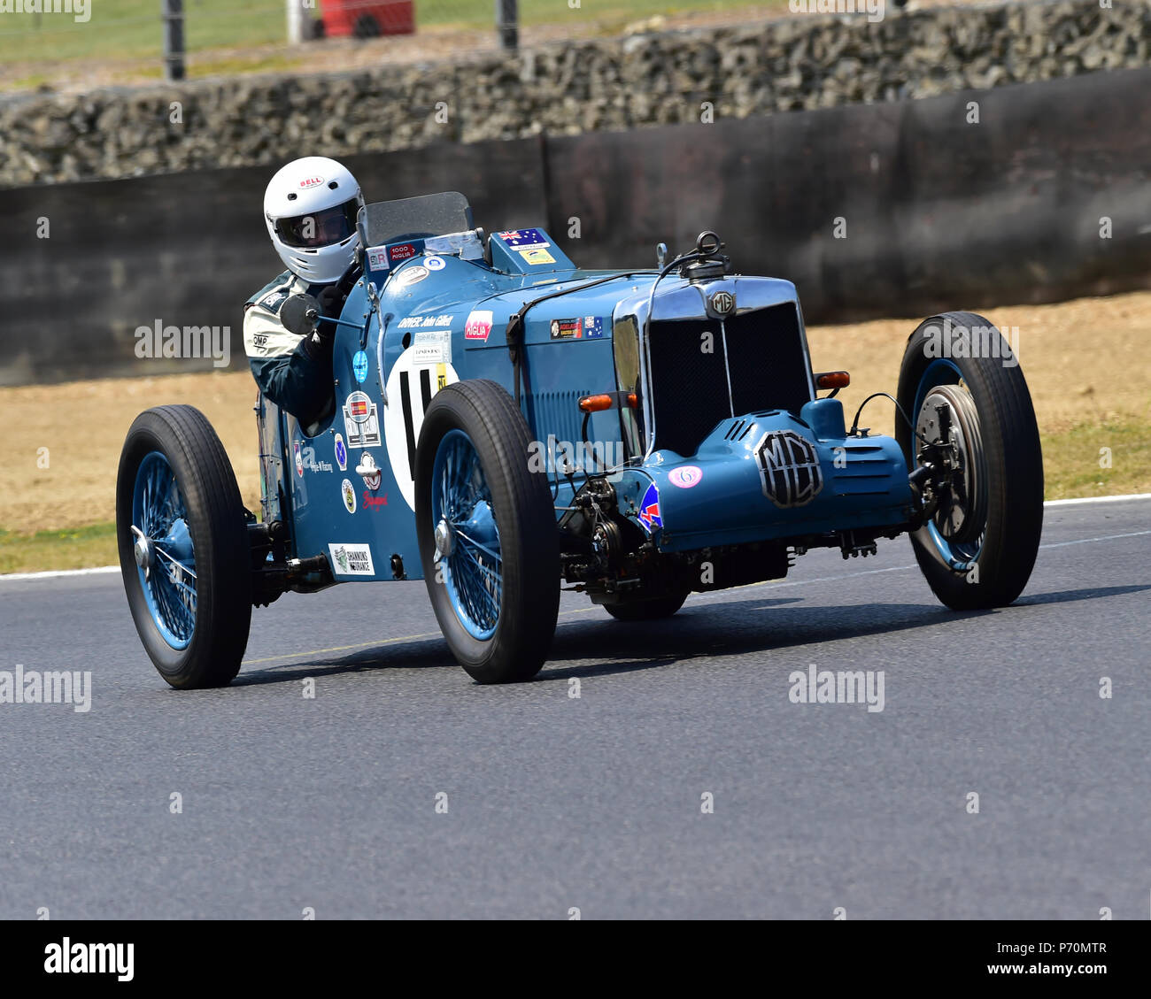 John Gillett, MG K3, HGPCA Pre-61, Legends of Brands Hatch SuperPrix ...