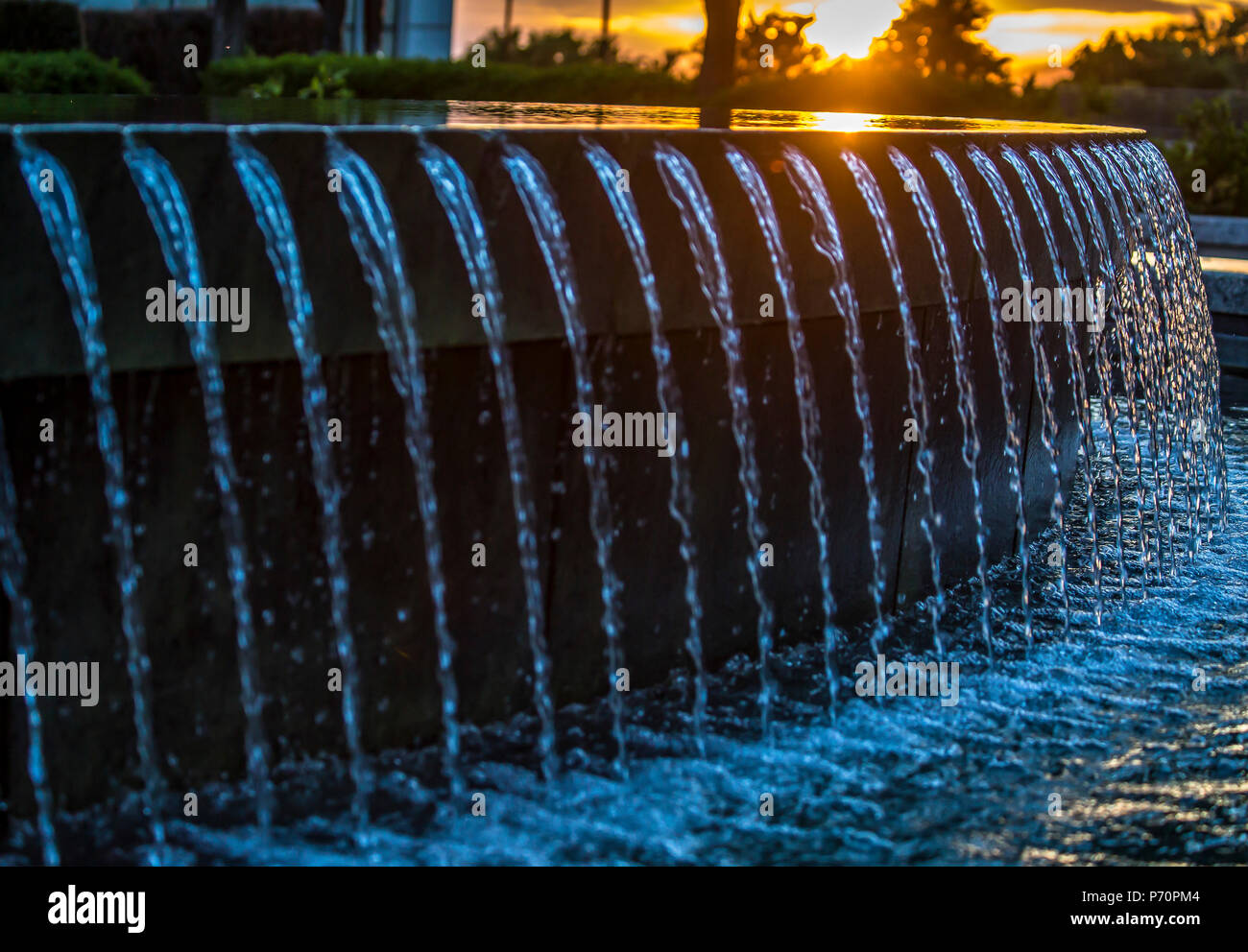 Water fountain with multiple stream Stock Photo - Alamy