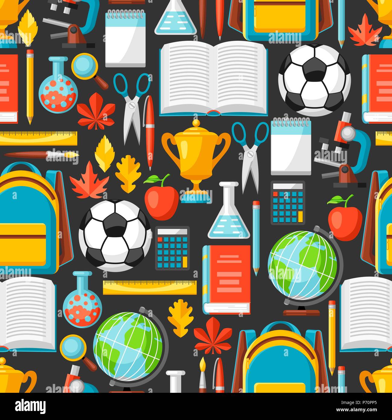 College leaf Stock Vector Images - Alamy