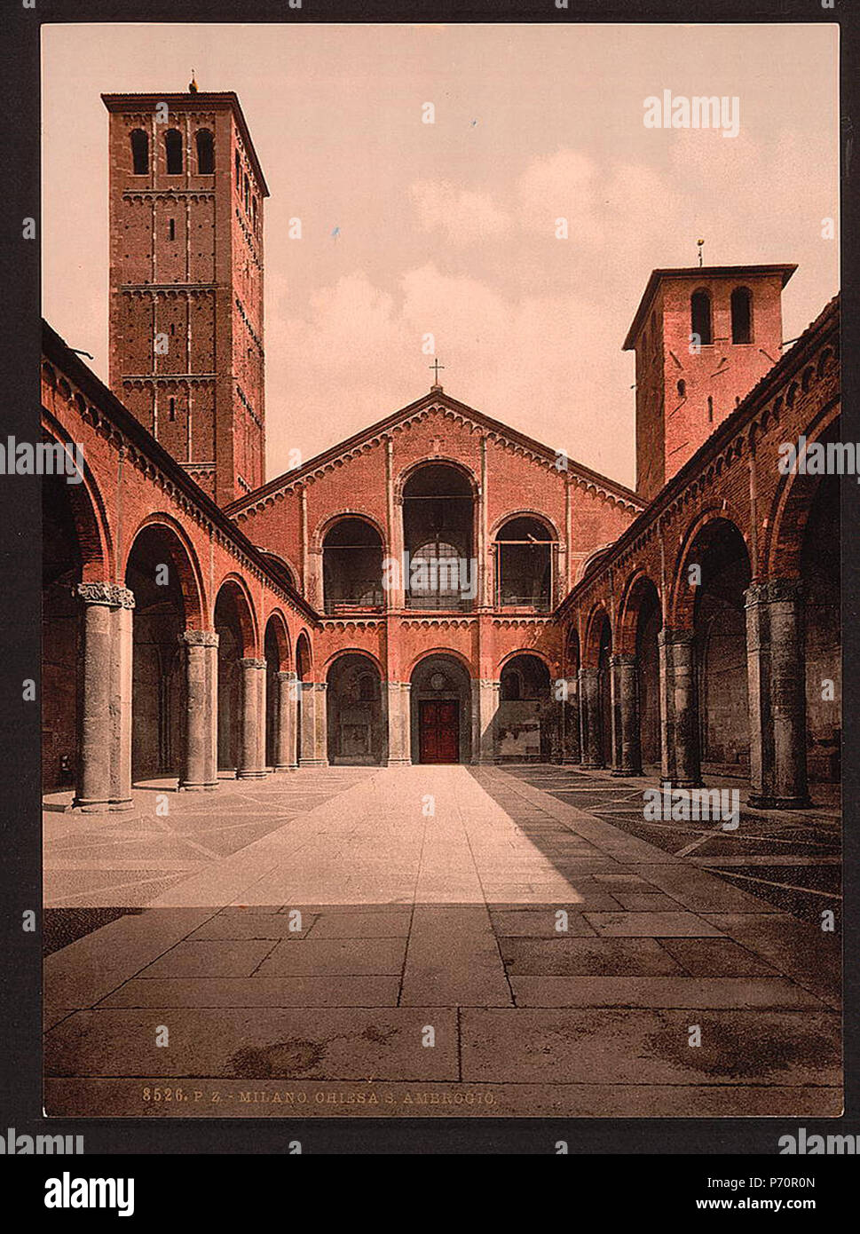 Vintage photograph of an old building Stock Photo - Alamy