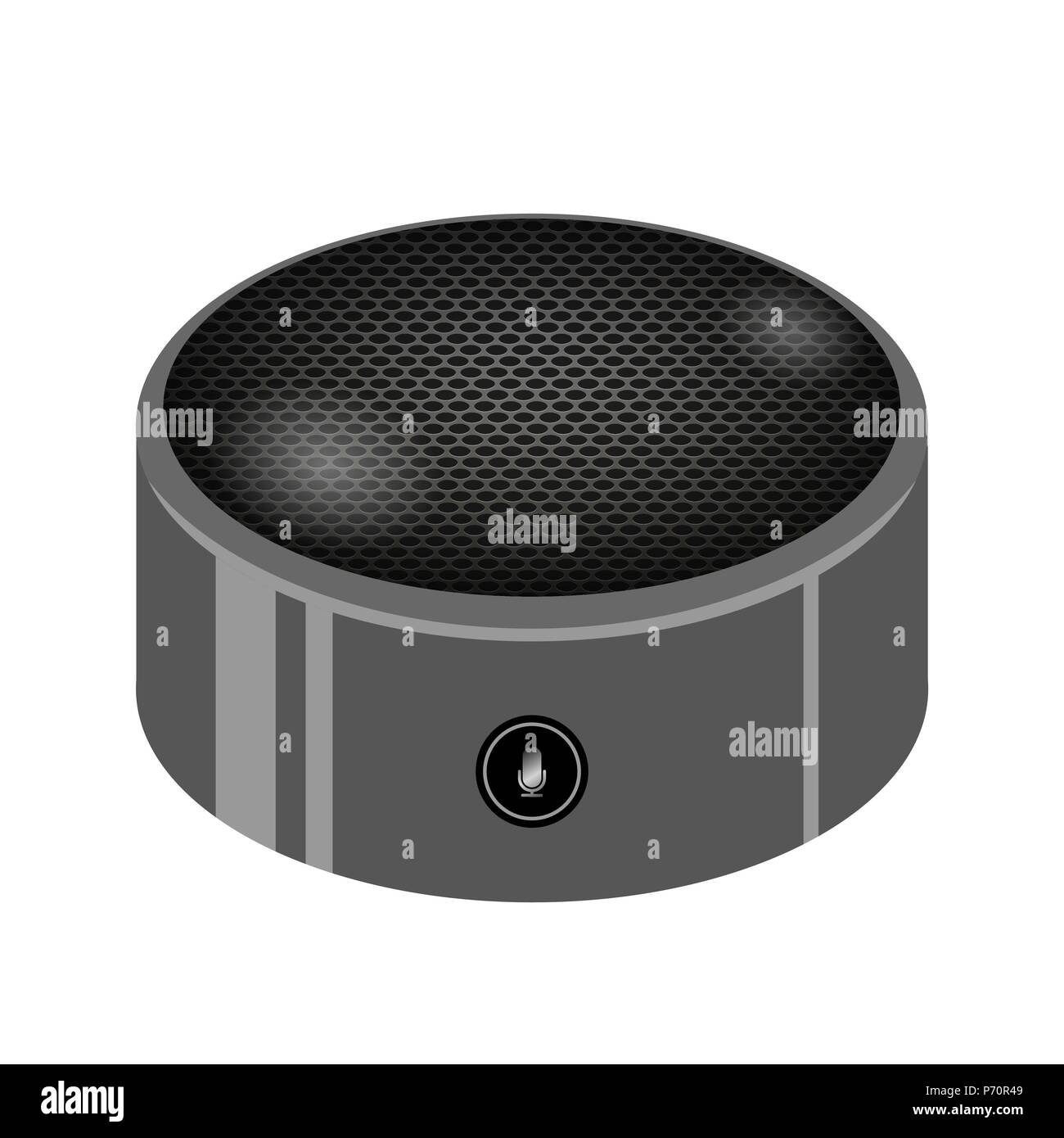 Modern smart wireless speaker Stock Vector Images - Alamy