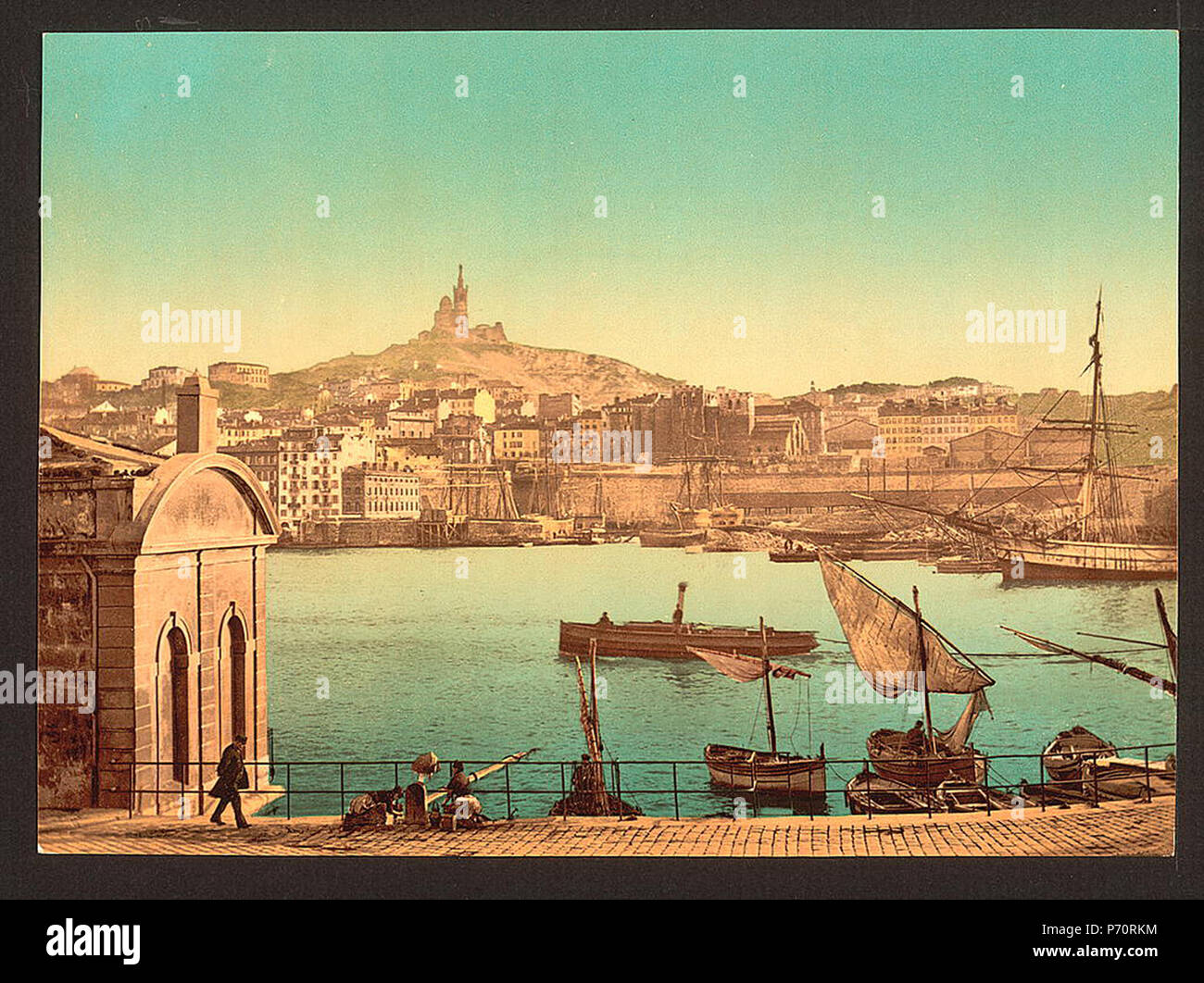 vintage postcard from around europe Stock Photo - Alamy