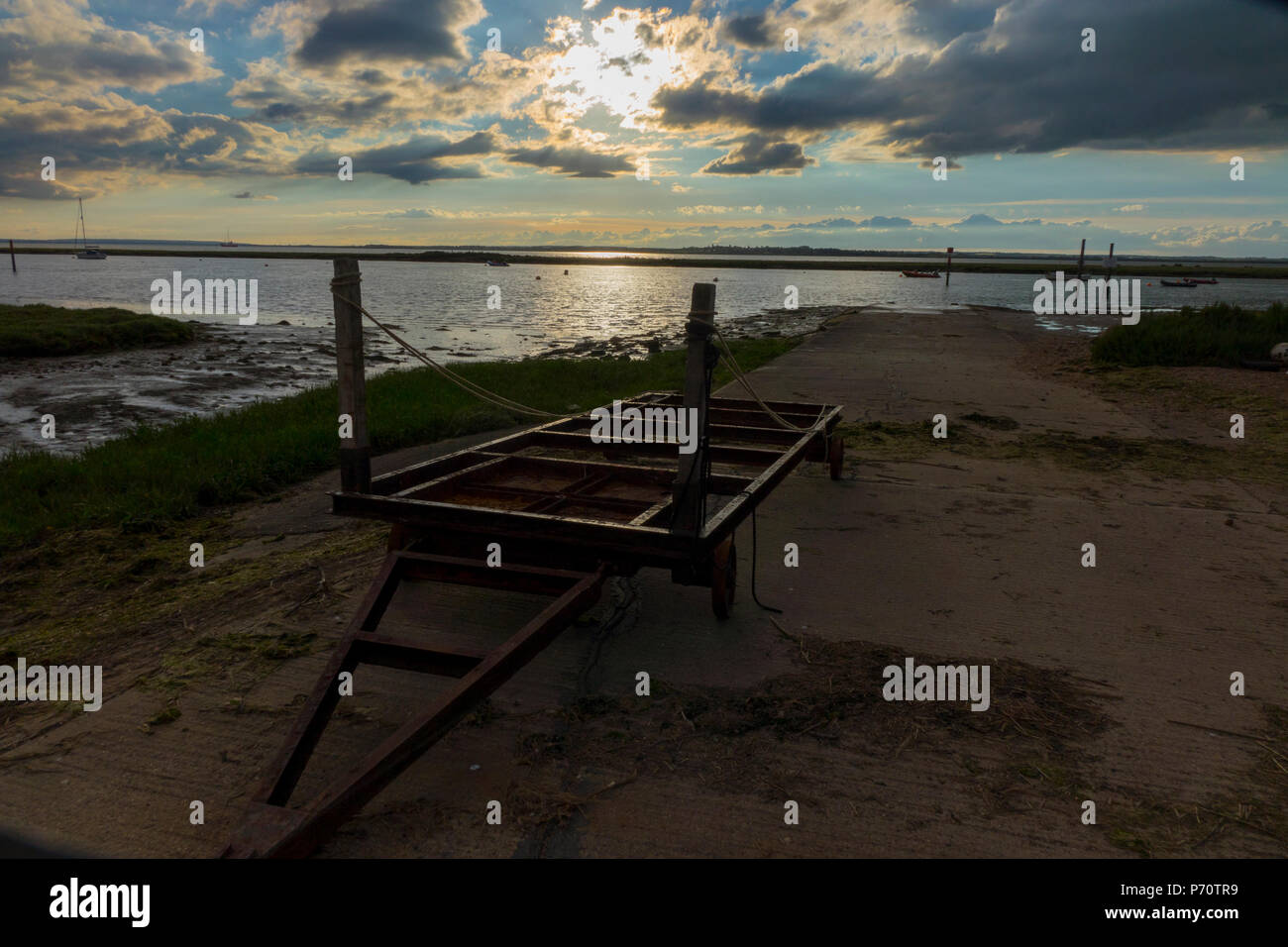 Blackwater, river, dusk Stock Photo - Alamy