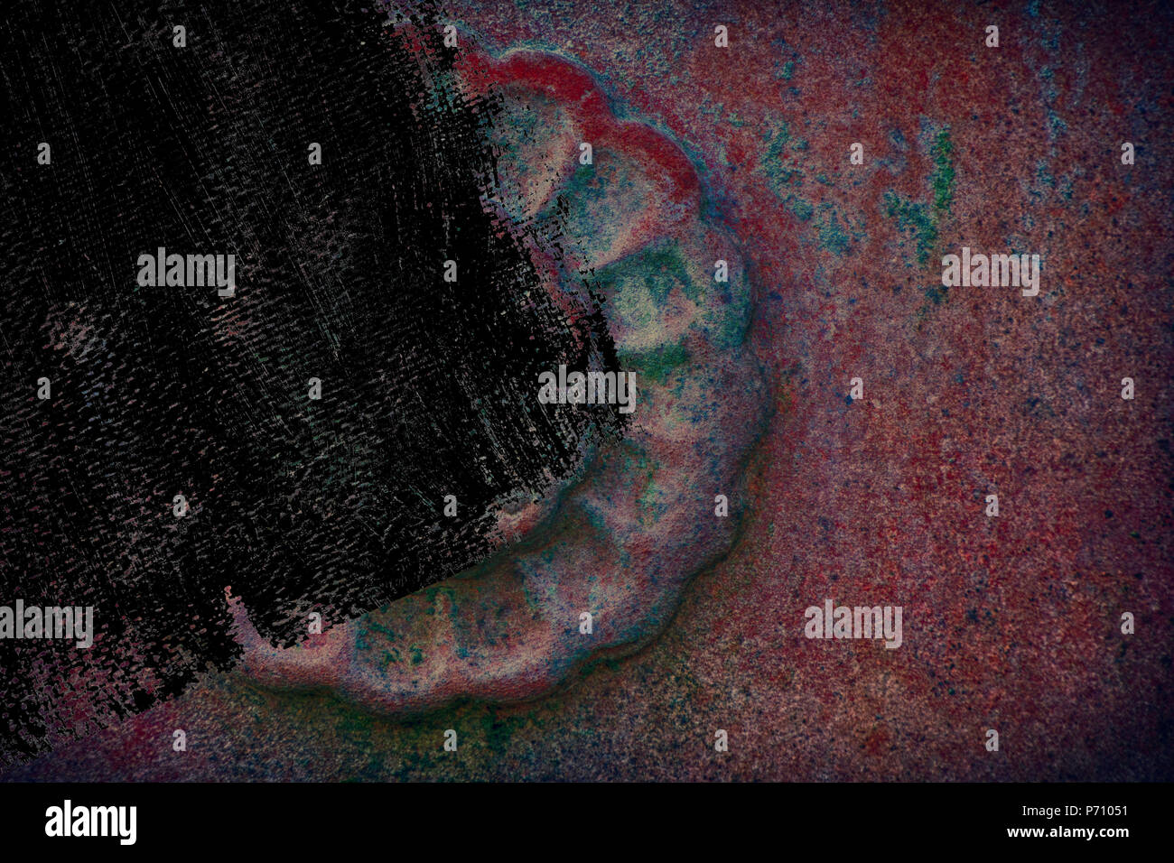 Grunge Ornate stone texture, circle rock shape, background for web site ...