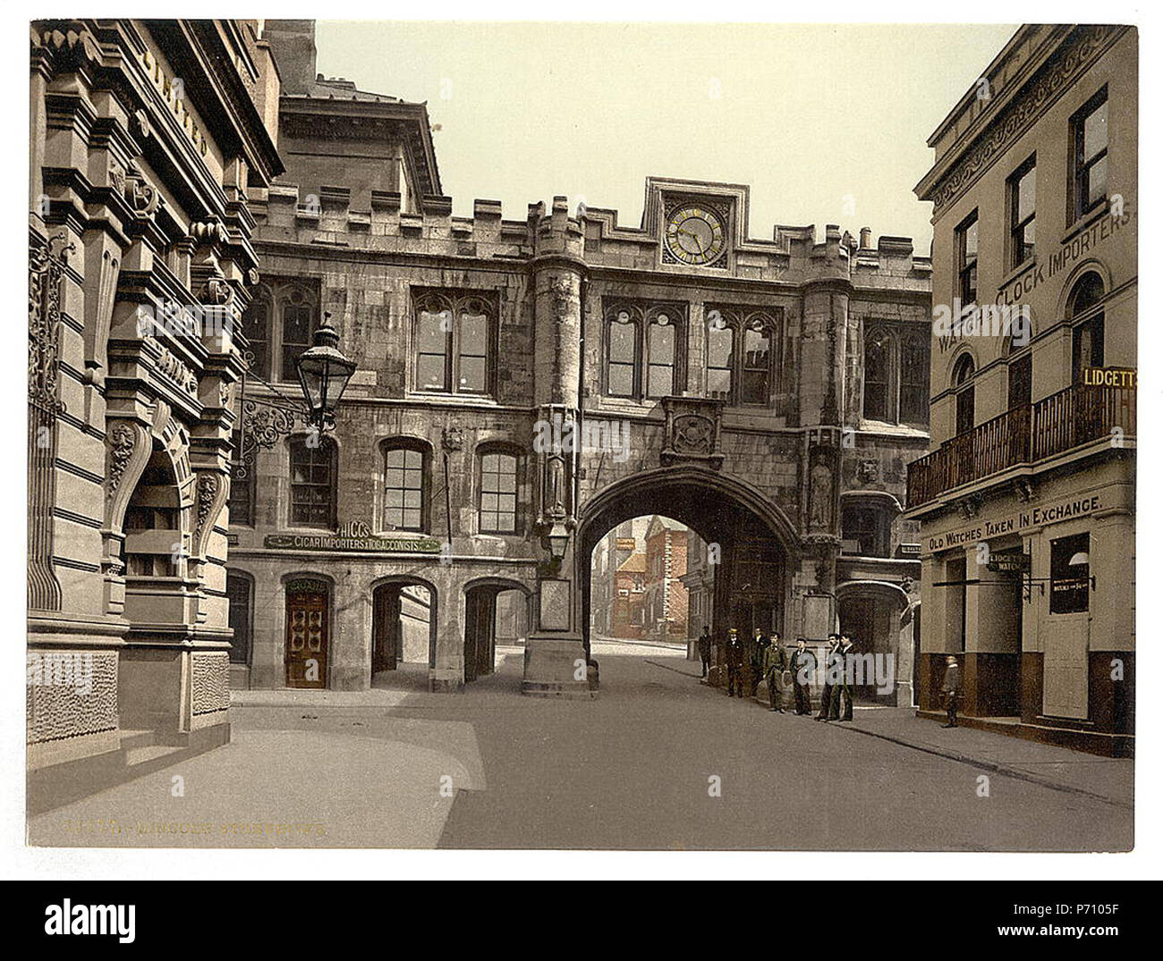 Vintage photograph of an old building Stock Photo - Alamy