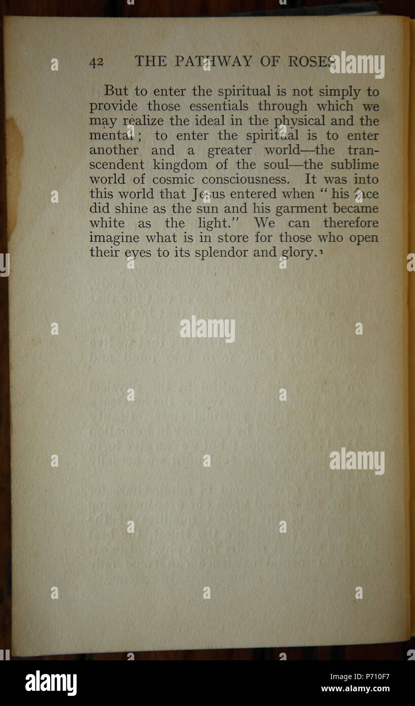 English: Image of page 42 from The Pathway of Roses (1913) by Christian ...