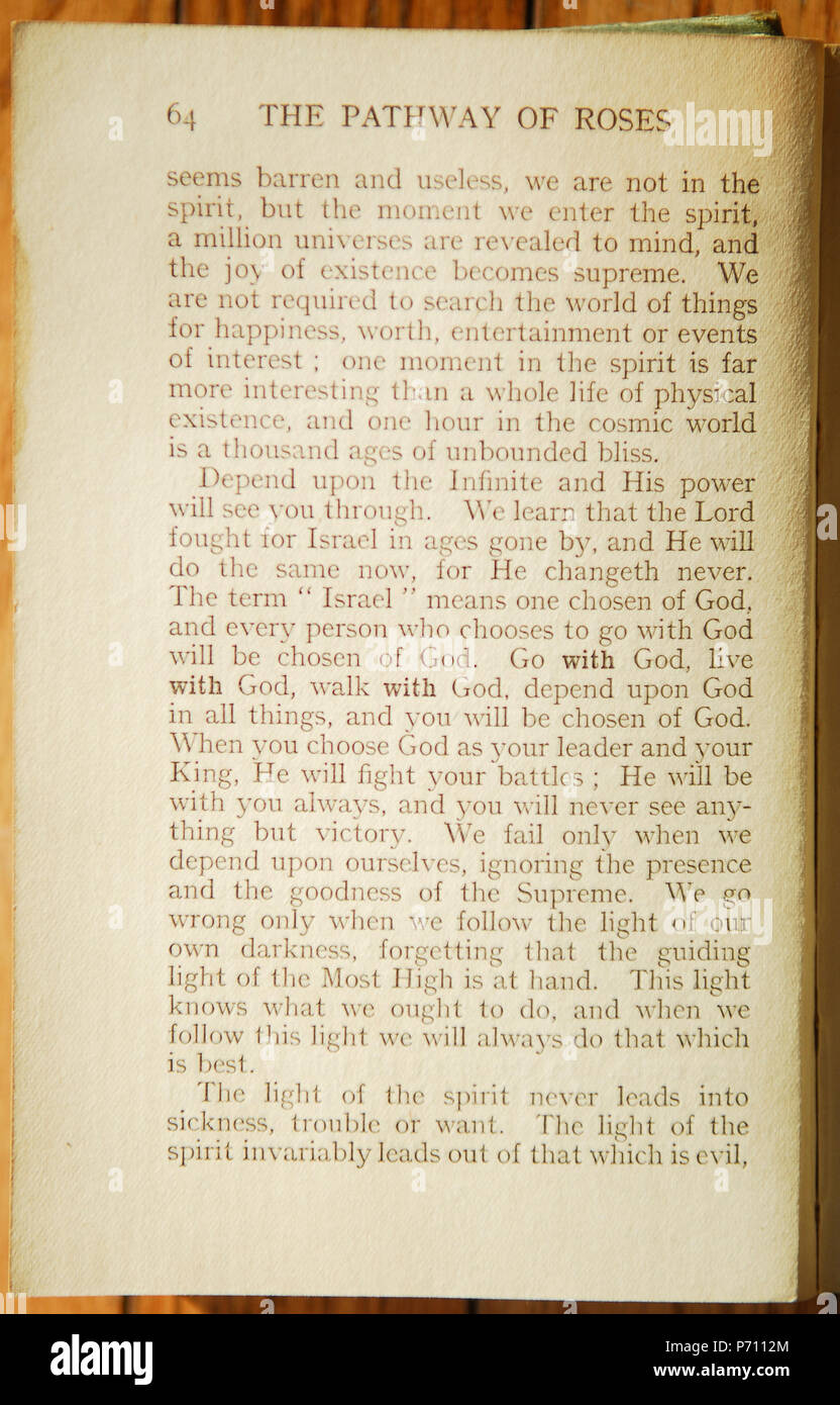 English: Image of page 64 from The Pathway of Roses (1913) by Christian ...