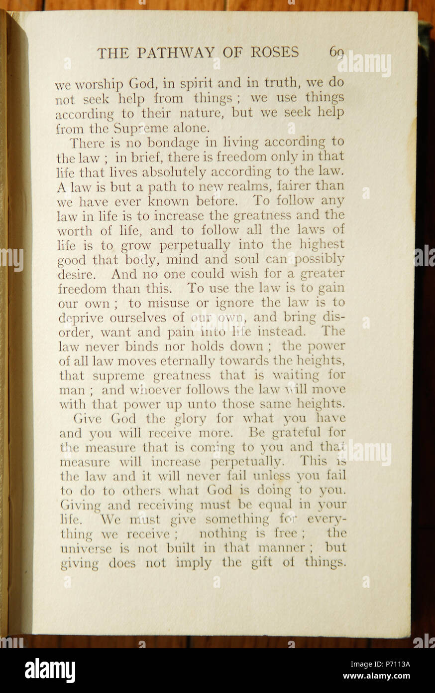 English: Image of page 69 from The Pathway of Roses (1913) by Christian ...