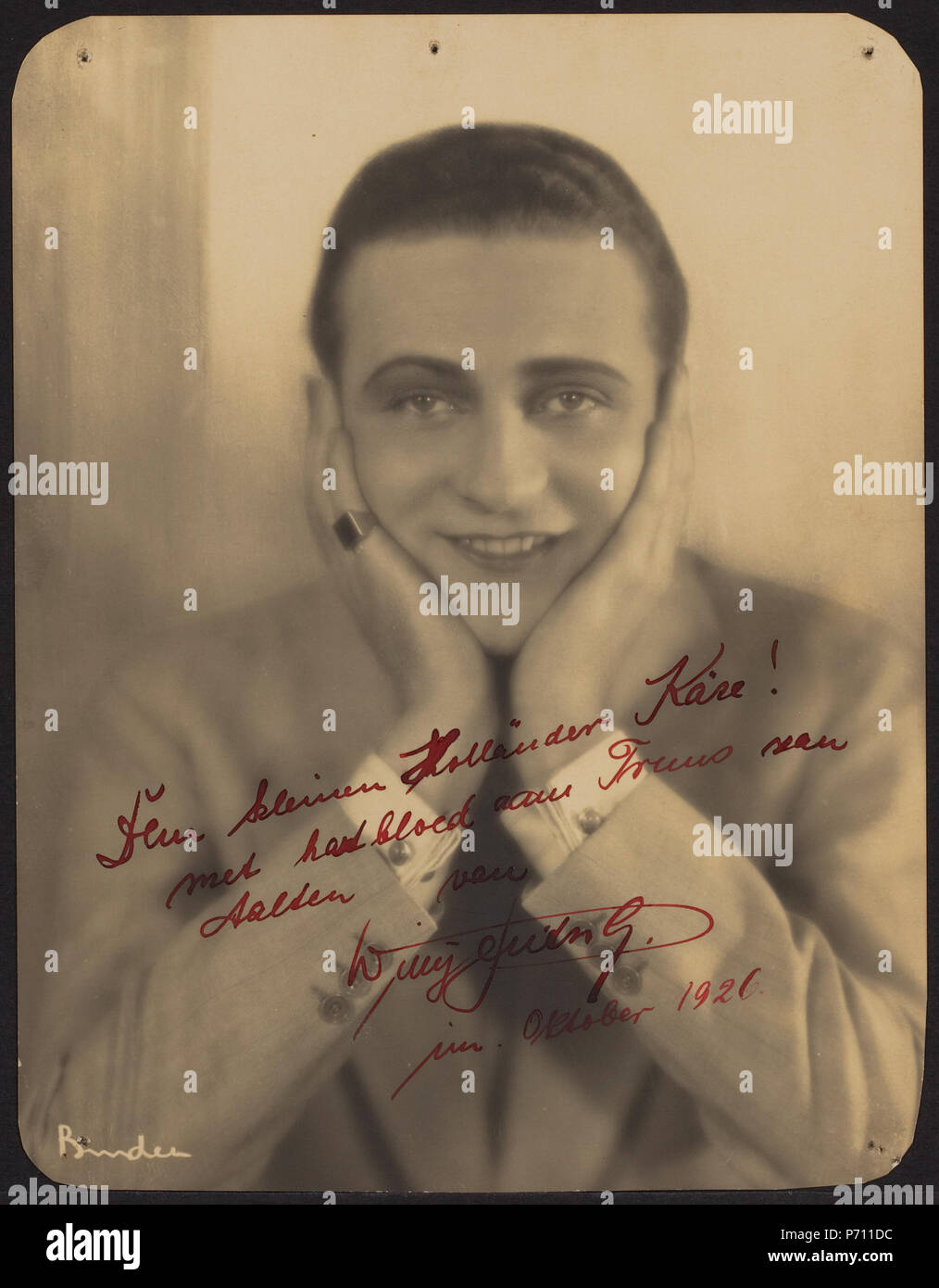 English: Willy Fritsch (German theater and film actor, 1901-1973) with ...
