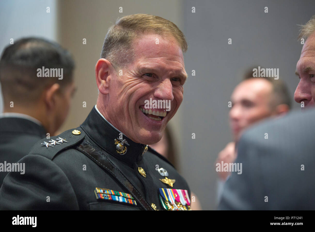 U.S. Marine Corps Lt. Gen. Robert S. Walsh, commanding general, Marine ...