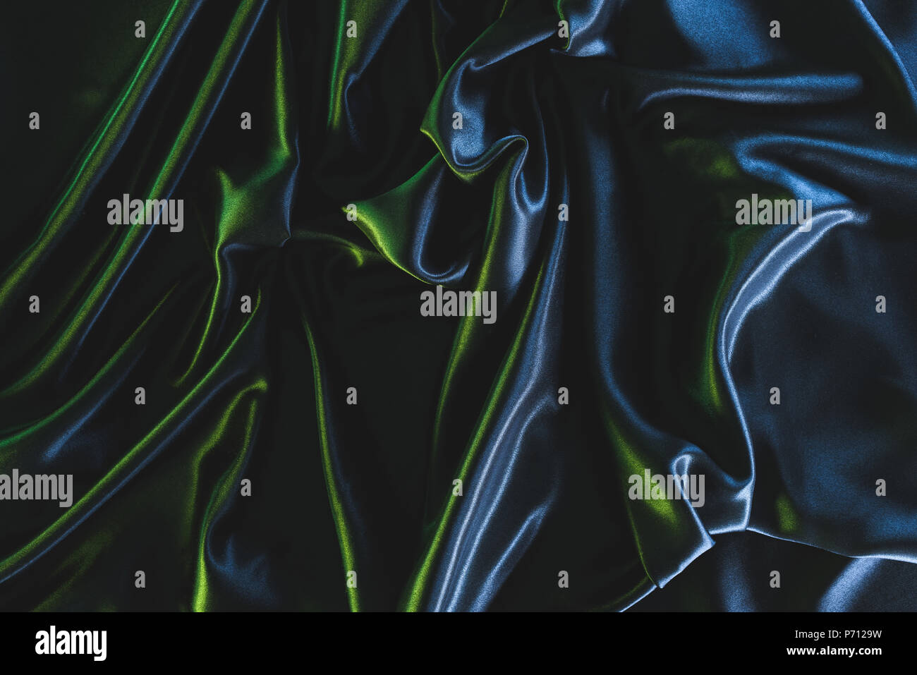 full frame of dark elegant silk fabric as background Stock Photo - Alamy