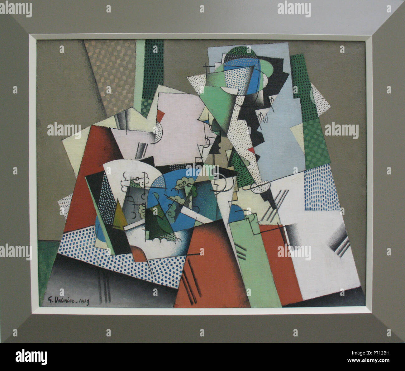 . English: Geometrical still life I Deutsch: Stilleben in geometrischen ...