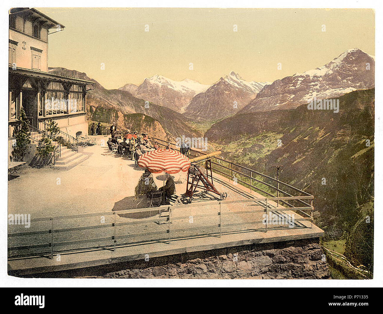 vintage postcard from around europe Stock Photo - Alamy