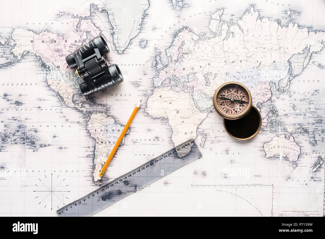 Ruler map hi-res stock photography and images - Alamy