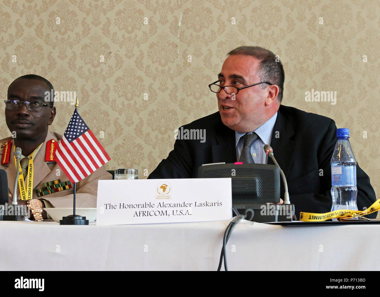 Ambassador Alexander Laskaris, deputy commander for civil military ...