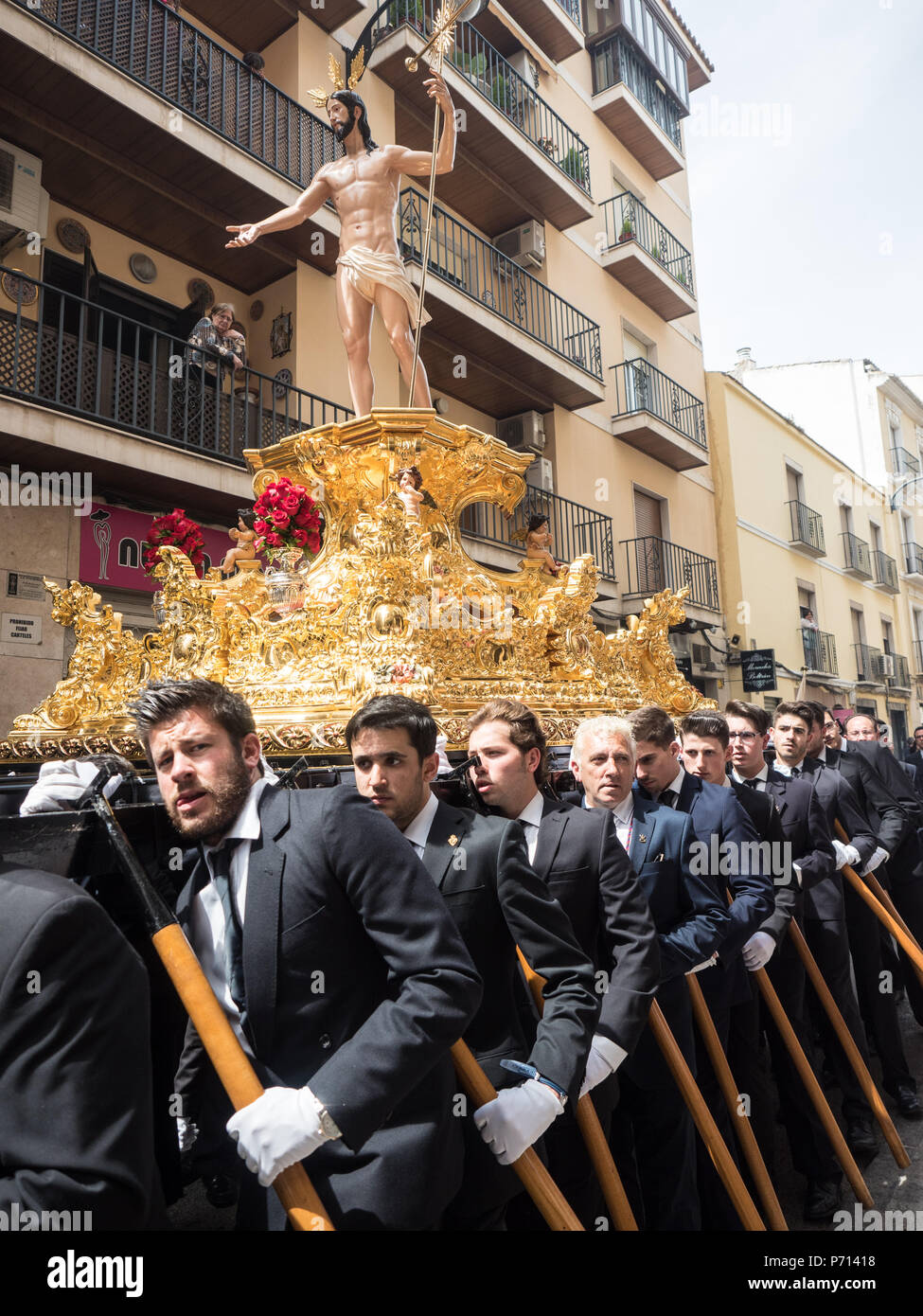 Traditional spanish religious processions hi-res stock photography and ...