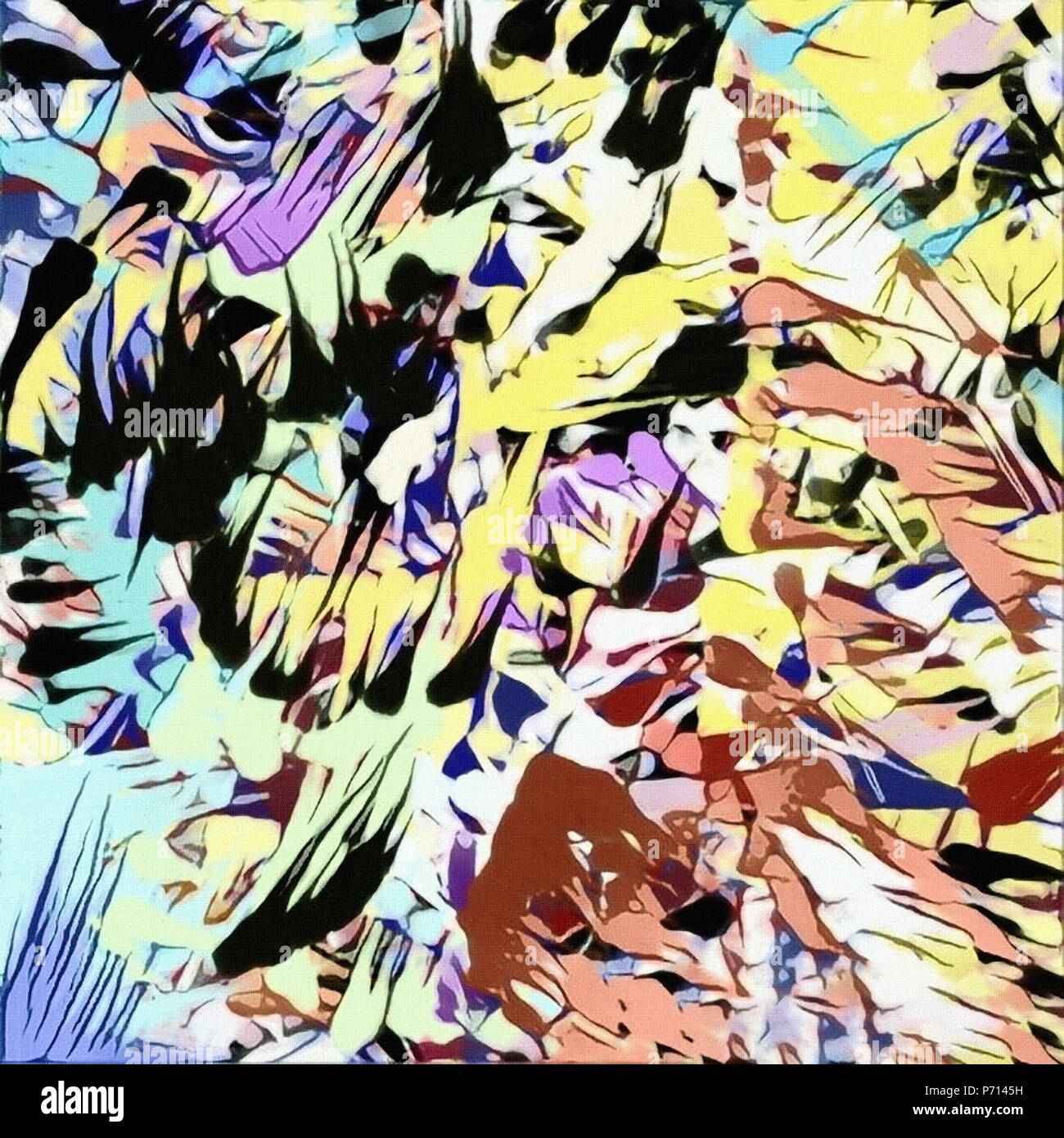 Abstract painting. Brush strokes Stock Photo - Alamy