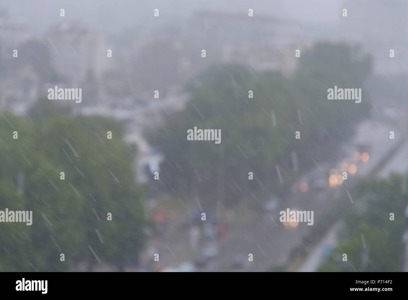 Rain drops falling white background hi-res stock photography and images ...