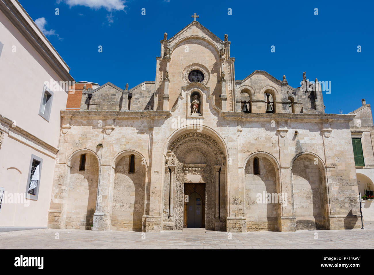 MATERA, ITALY - AUGUST 12, 2017: Saint John the Baptist Church in ...