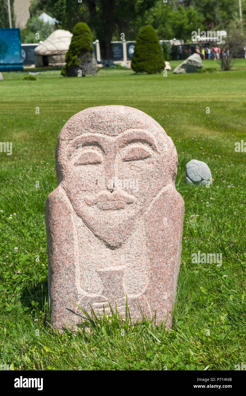 Balbal, Sculpture, Cultural Center Ruh Ordo named after Kyrgyz writer ...