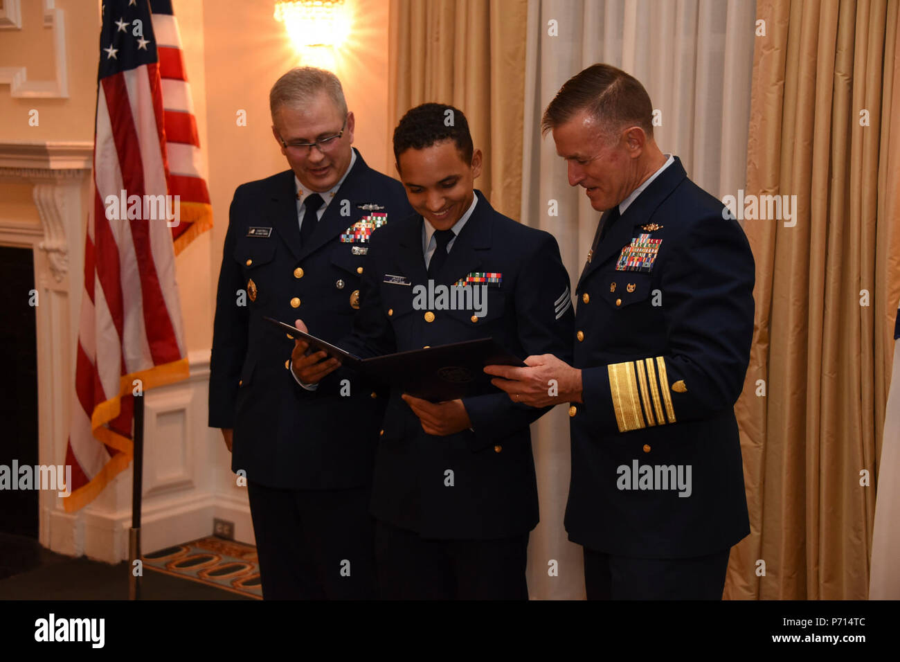 Master chief petty officer of the coast guard mcpocg hi-res stock ...
