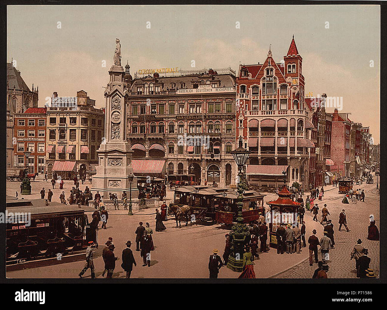 vintage postcard from around europe Stock Photo - Alamy
