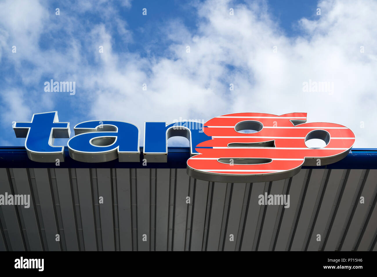 tango sign at gas station. tango operates a network of automatic ...