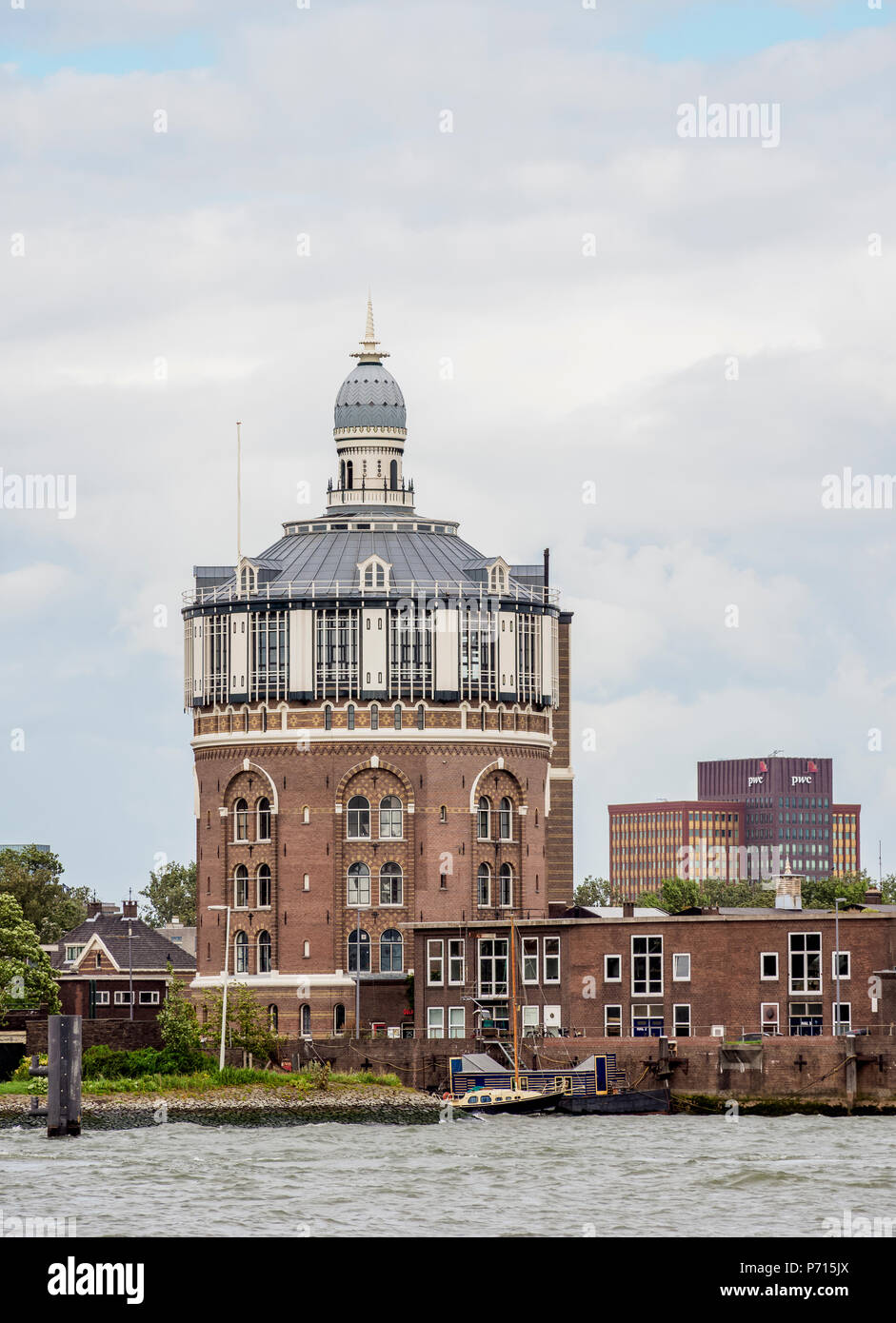 The Esch Water Tower, Rotterdam, South Holland, The Netherlands, Europe ...