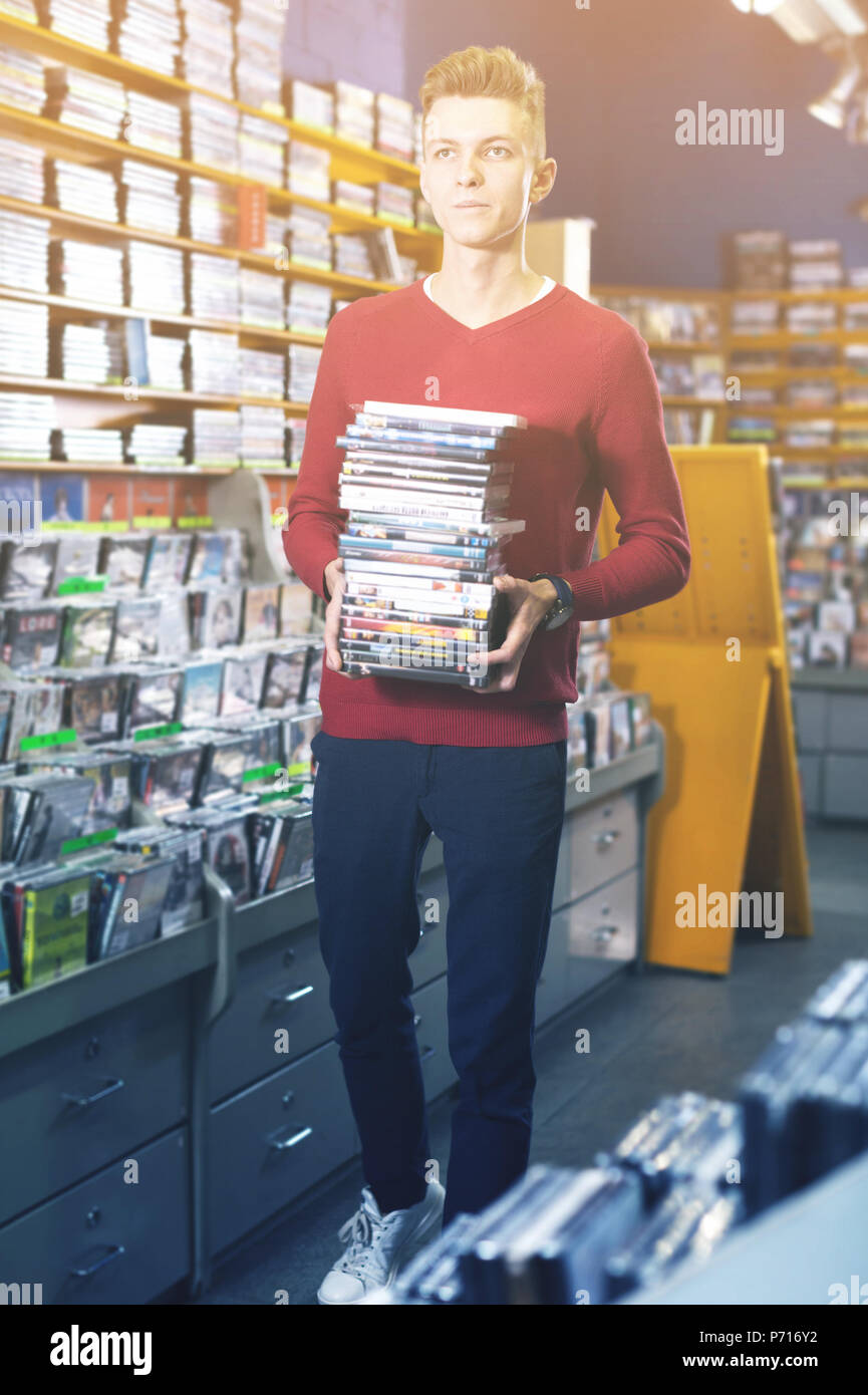 Dvds dvd stack movies hi-res stock photography and images - Alamy