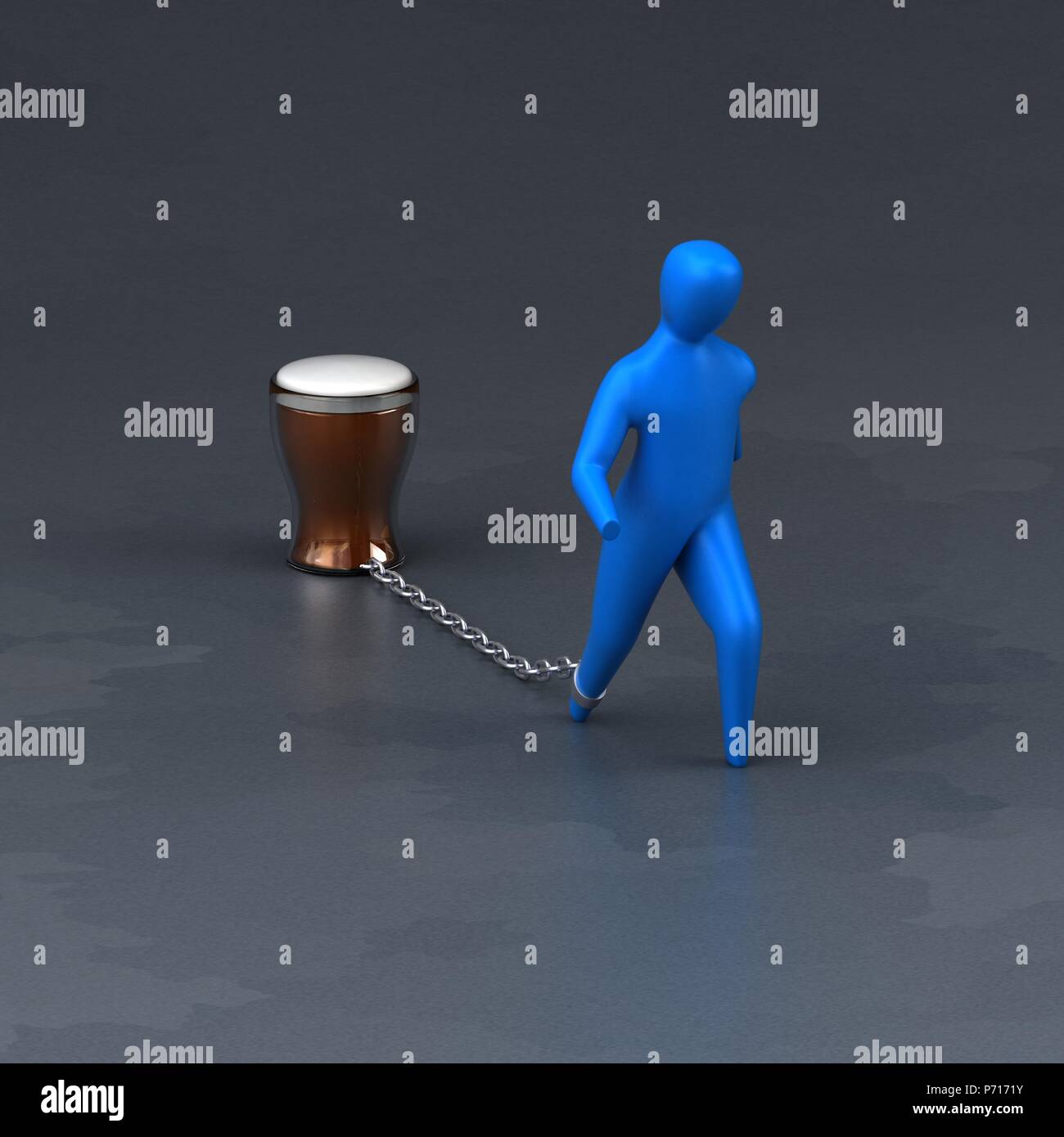 Burden symbol - 3D Illustration Stock Photo - Alamy