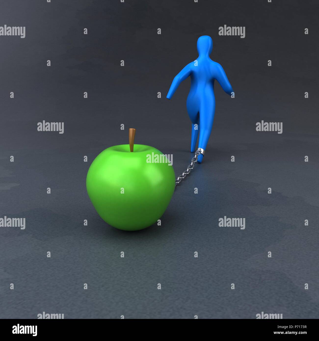 Burden symbol - 3D Illustration Stock Photo - Alamy