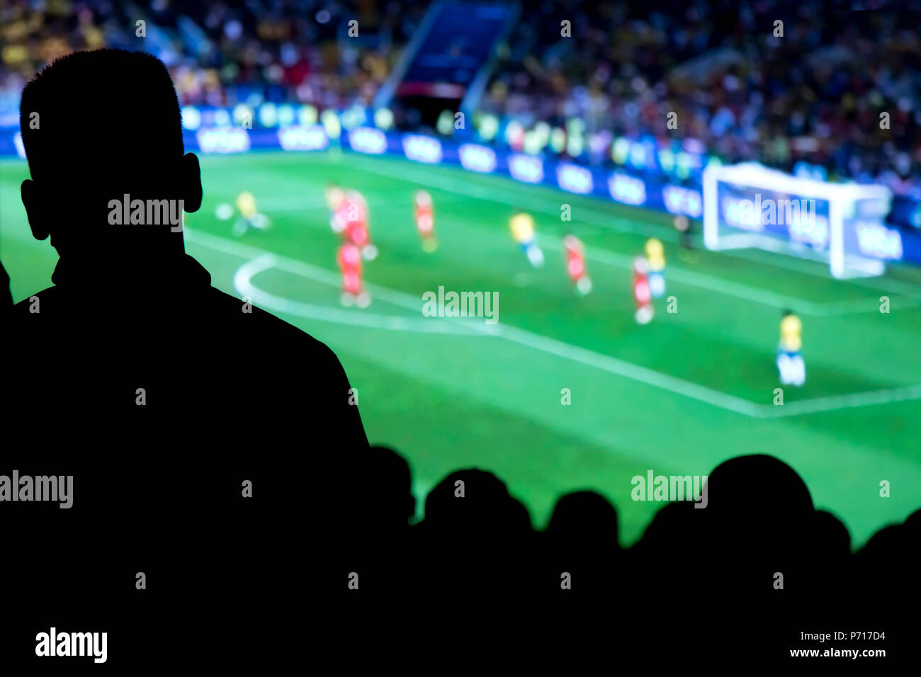 Football football crowd fans spectators hi-res stock photography and ...