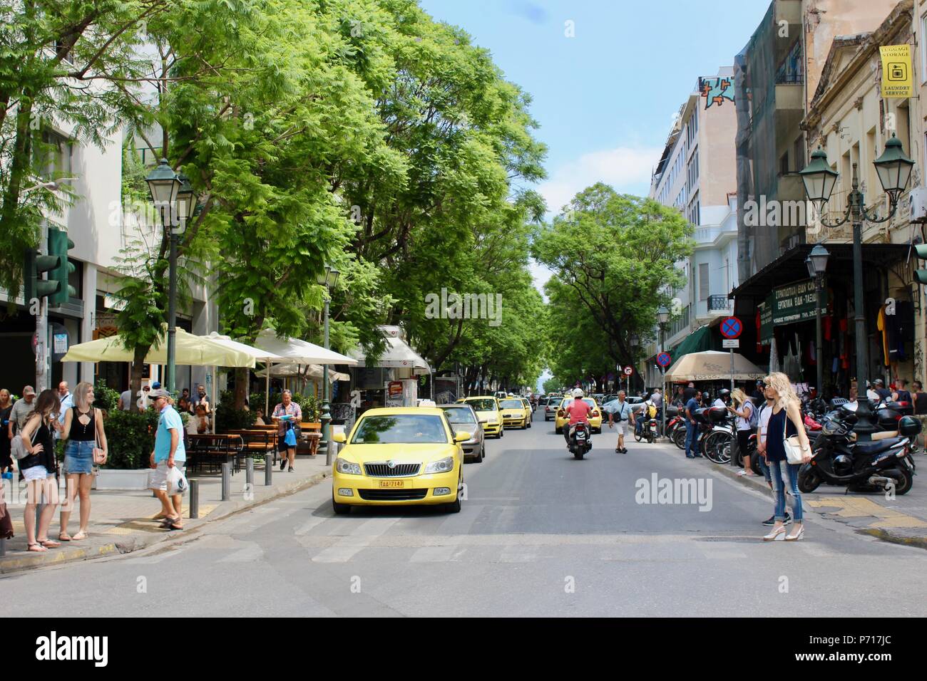Athens boulevard hi-res stock photography and images - Alamy