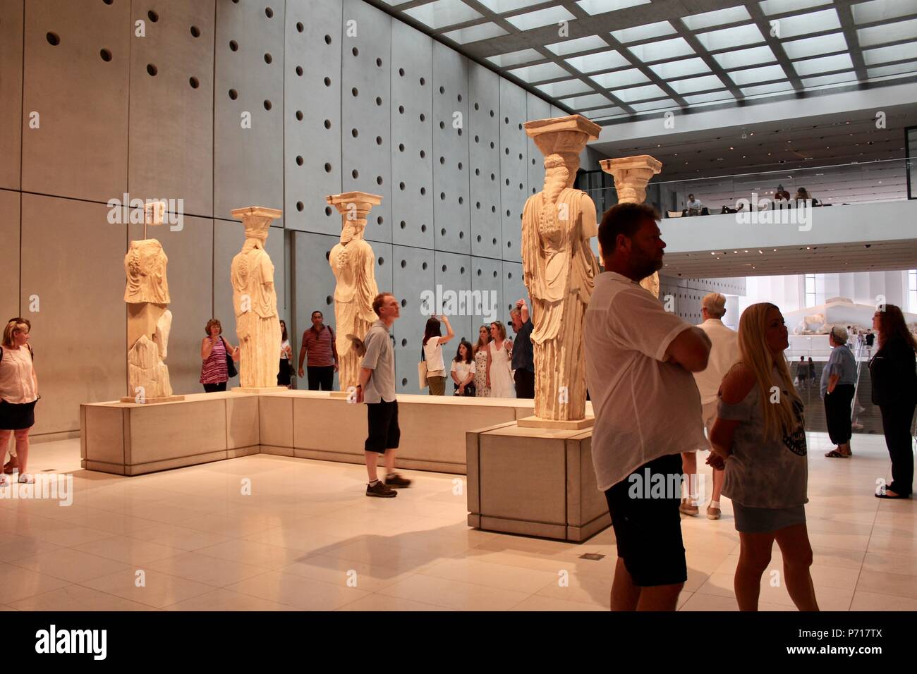 interior of the acropolis museum athens greece Stock Photo - Alamy