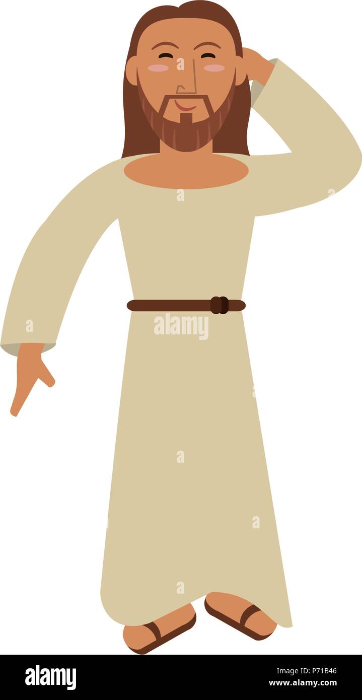 Jesuschrist cartoon isolated Stock Vector Image & Art - Alamy