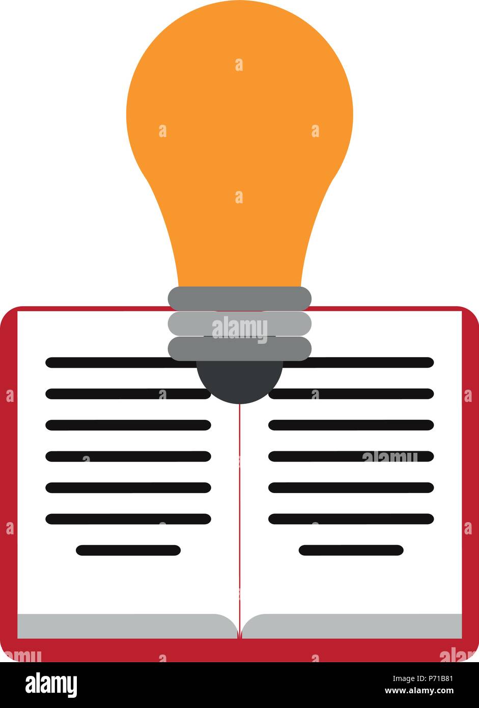 Book and idea Stock Vector Image & Art - Alamy