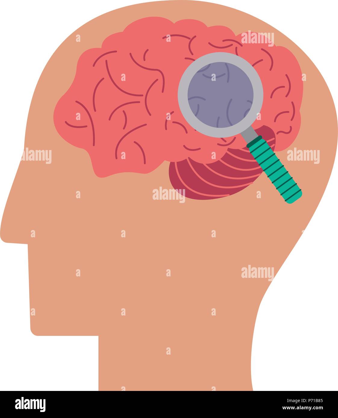 Human brain cartoon Stock Vector Image & Art - Alamy