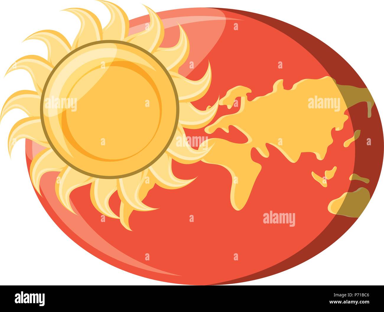 Hot Earth Illustration High Resolution Stock Photography and Images - Alamy