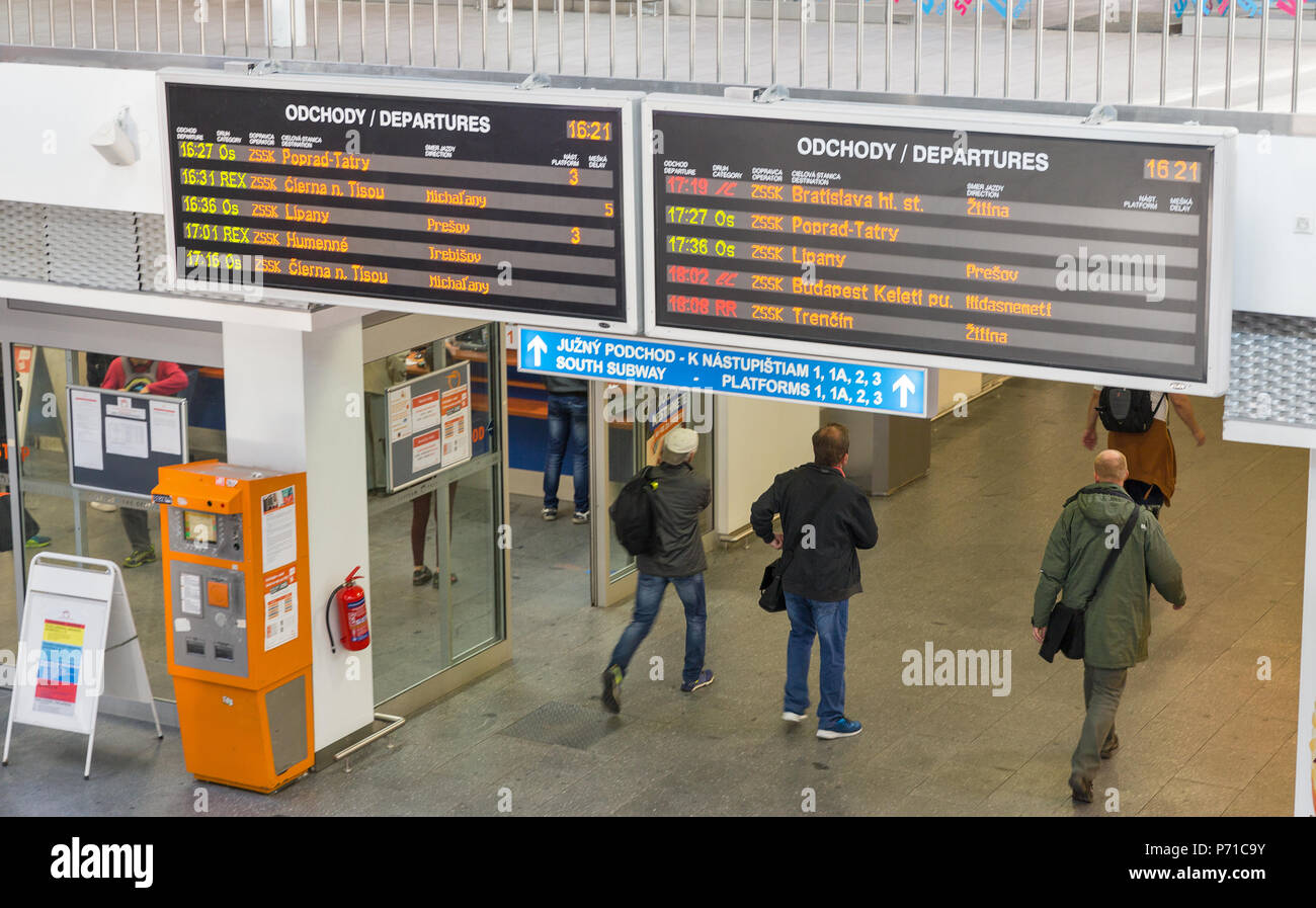 KOSICE, SLOVAKIA - OCTOBER 02, 2017: Unrecognized people visit ...