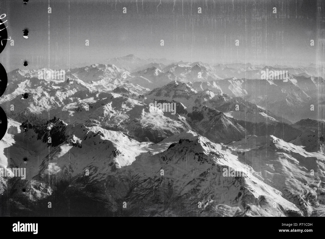 50 ETH-BIB-Briançontal - Gd. Arca nach Osten, Hintergrund Mt. Blanc aus ...