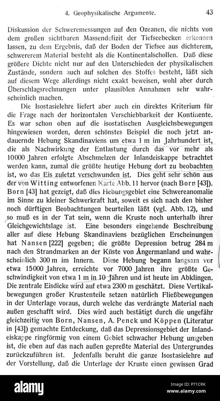 . Die Entstehung der Kontinente und Ozeane N/A 31 De Wegener Kontinente ...