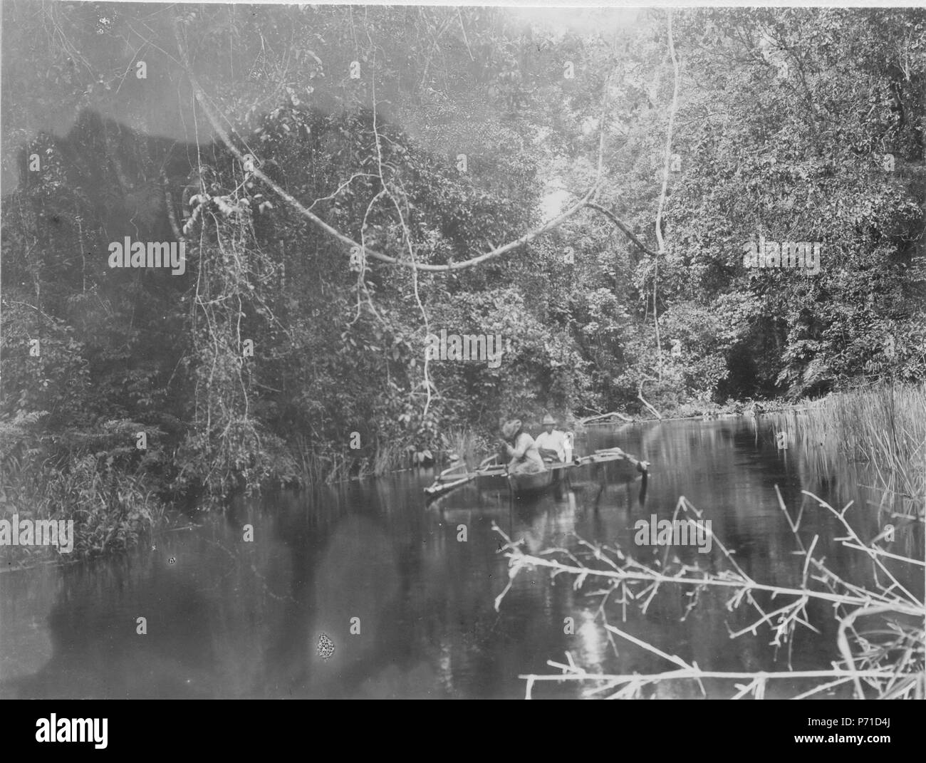 12 Fiskare vid Danau-sjöns utlopp. Danau Moat, Sulawesi, Kabupaten ...