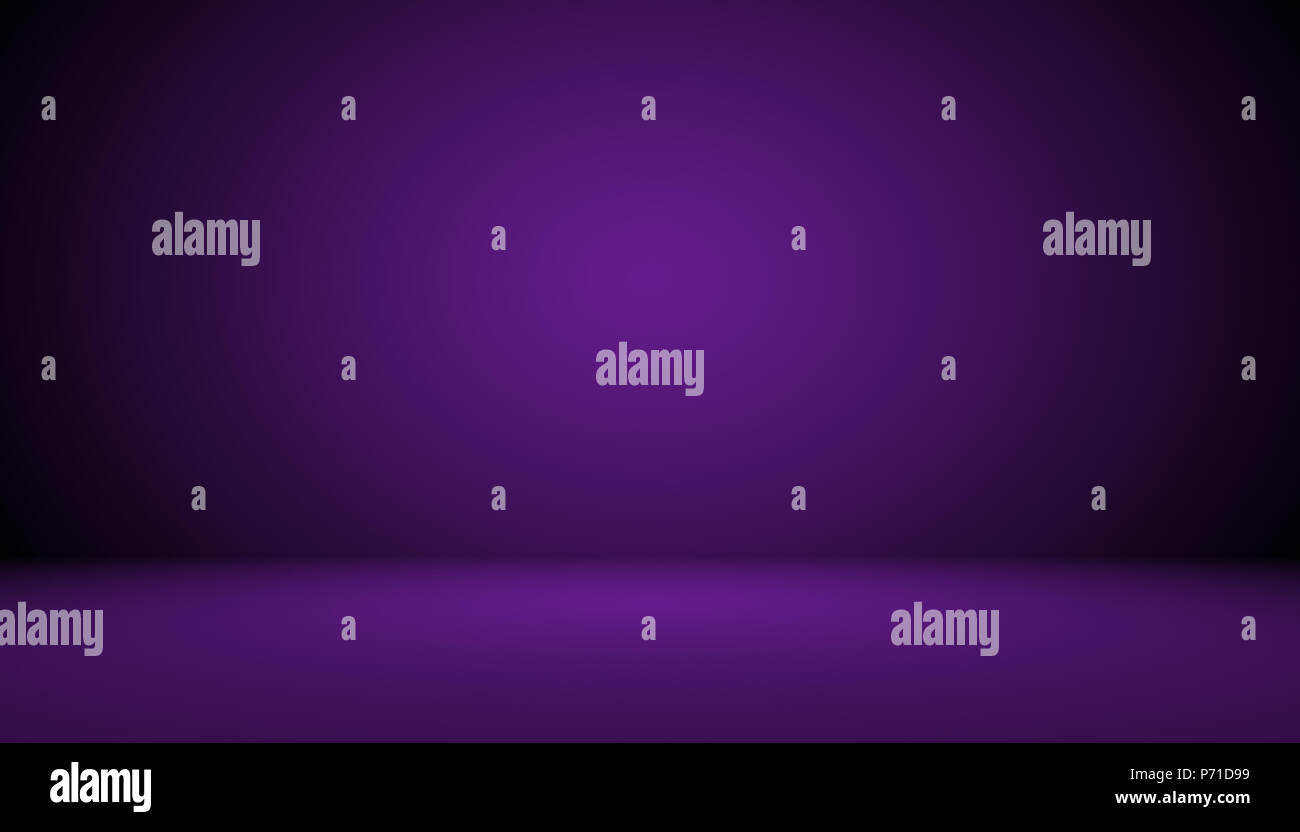 Studio Background Concept - Dark Gradient purple studio room background ...