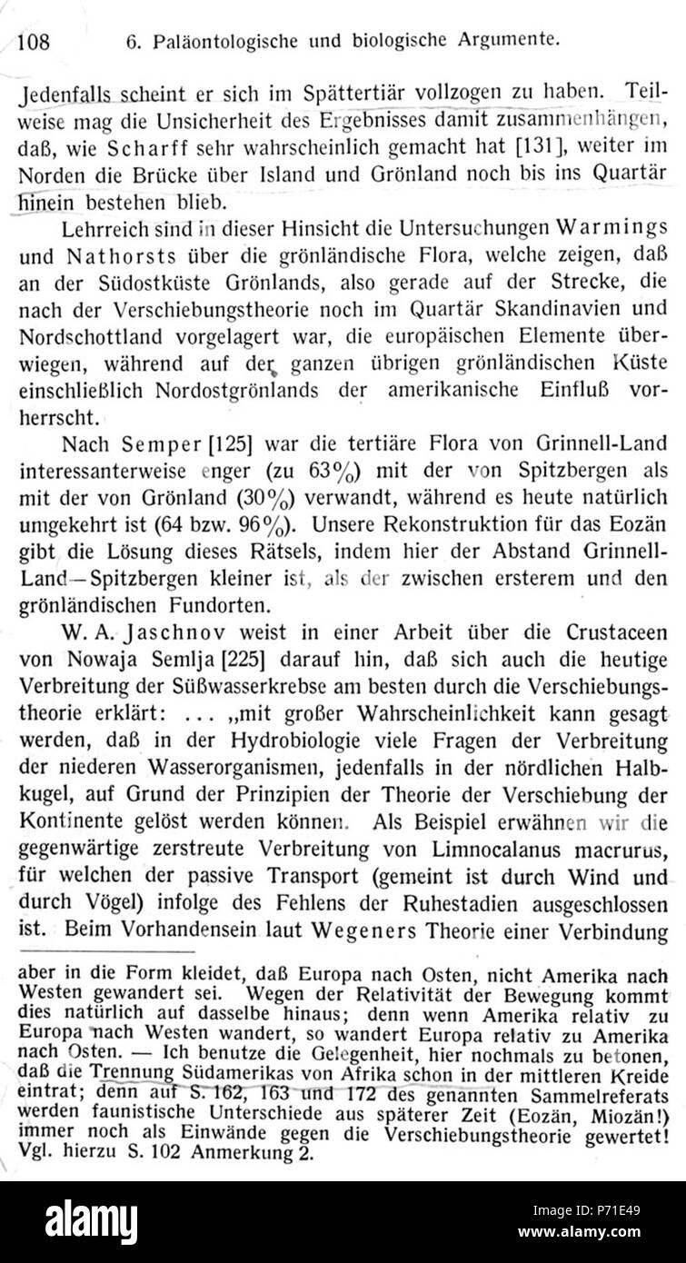 . Die Entstehung der Kontinente und Ozeane N/A 31 De Wegener Kontinente ...