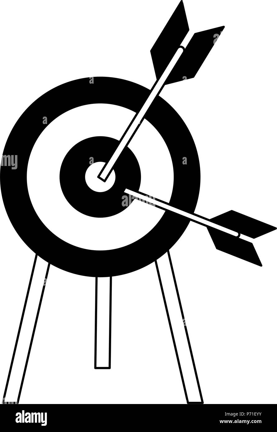 Target audience symbol Black and White Stock Photos & Images - Alamy