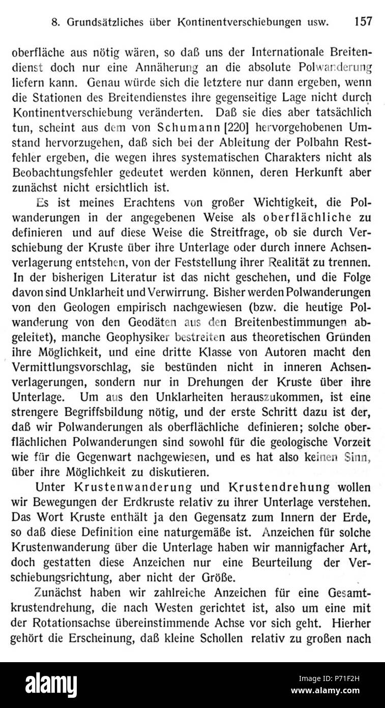 . Die Entstehung der Kontinente und Ozeane N/A 32 De Wegener Kontinente ...