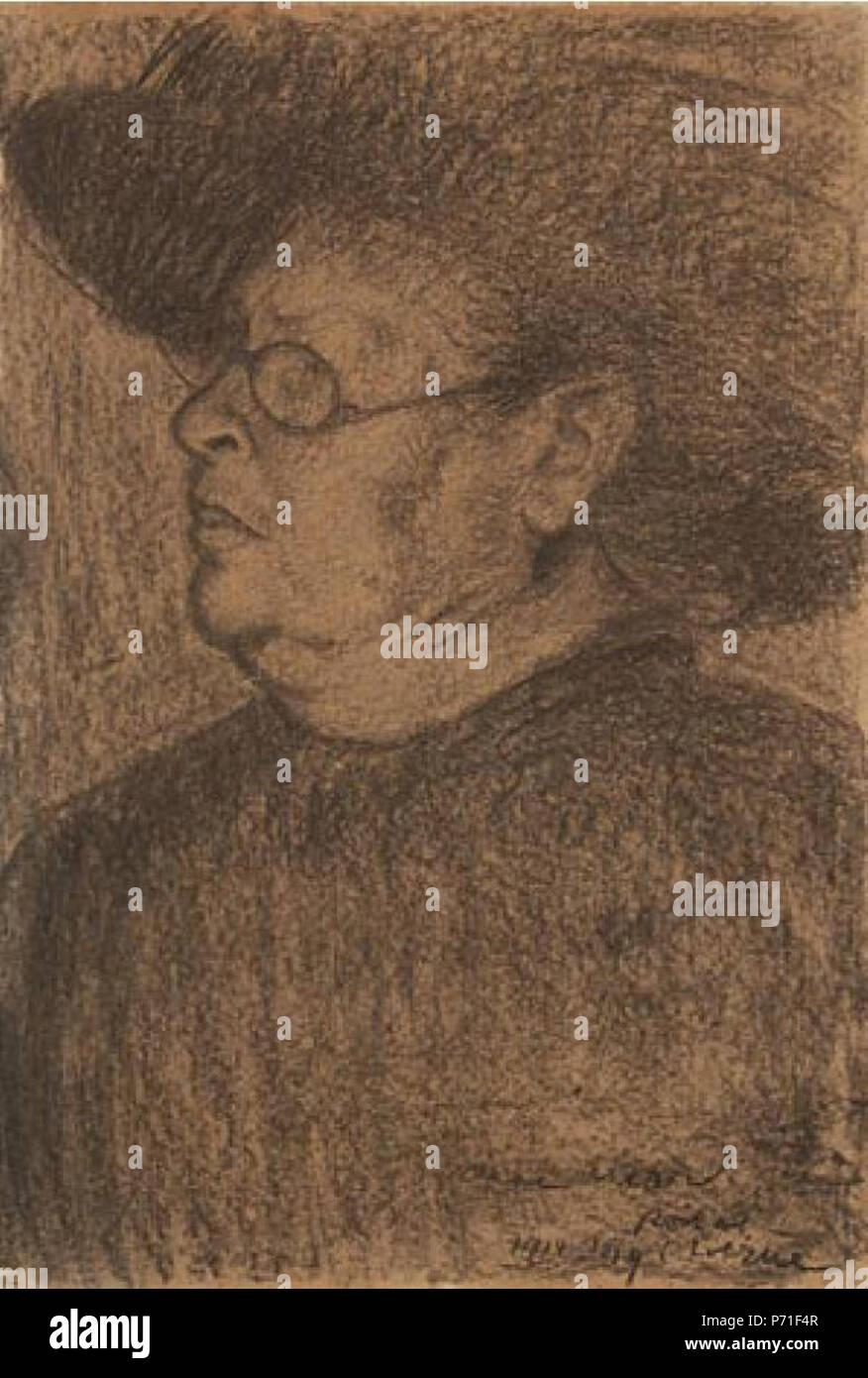 Bespectacled lady hi-res stock photography and images - Alamy