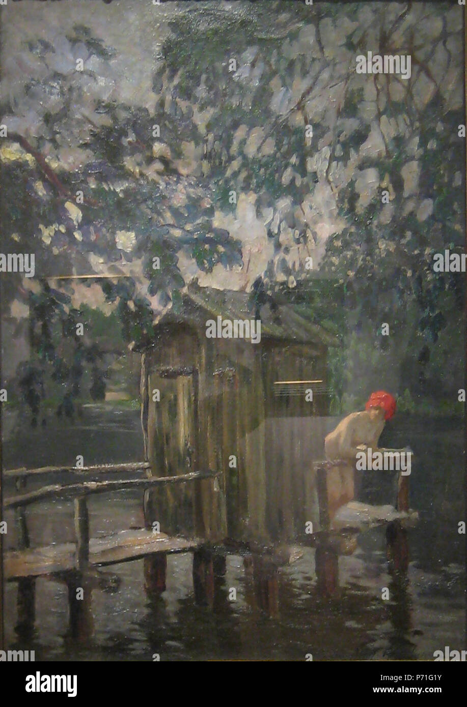 1890 bathing hi-res stock photography and images - Alamy