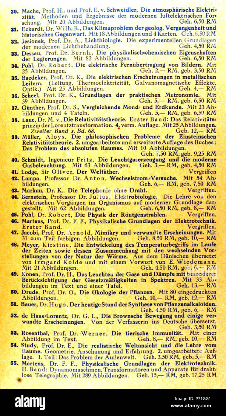 . Die Entstehung der Kontinente und Ozeane N/A 32 De Wegener Kontinente ...